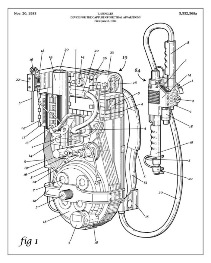Ghostbusters Technology Patents Surface